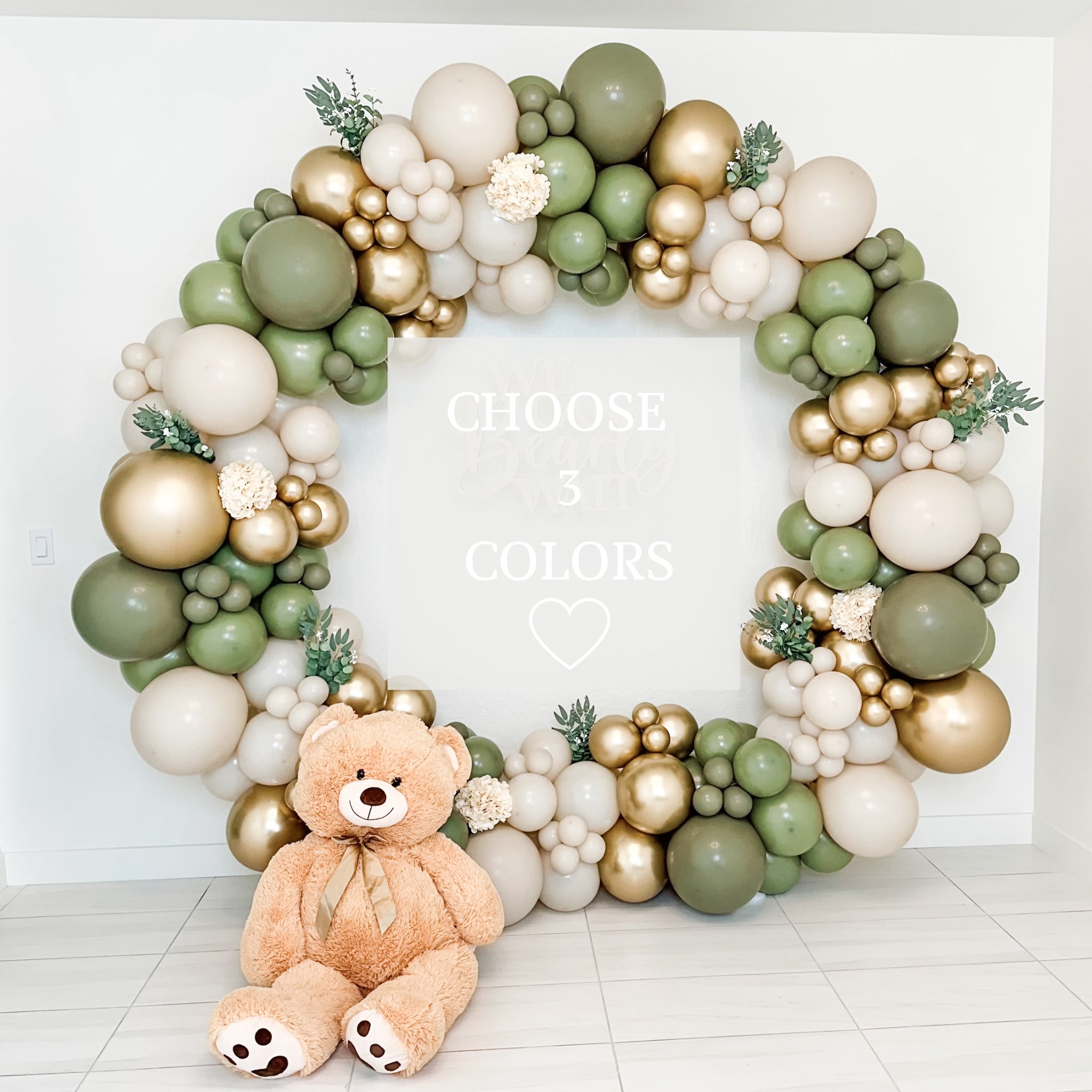 7.2ft Circular Balloon Garland Kit | Choose 3 Colors – Inflate Decorate ...